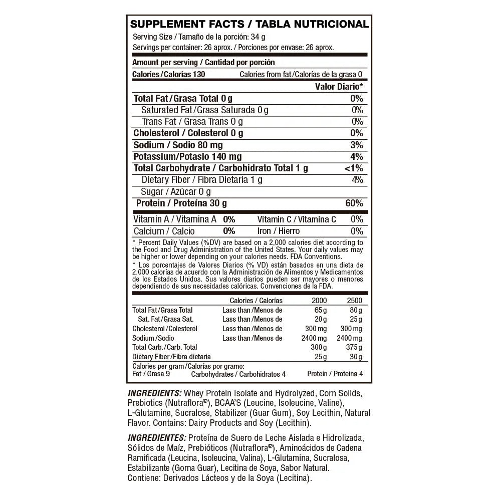 Las mejores proteínas iso en tiendas Enforma: ISOLATE GOURMET 2 LBS
